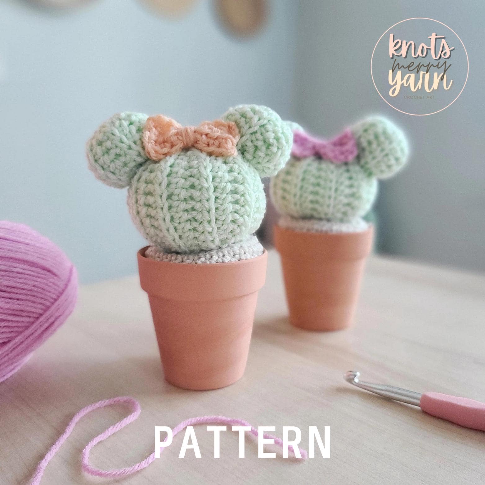 Crochet Mini Cactus Pattern: PDF Download, Magical Amigurumi ...